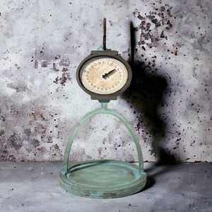 Faux Vintage Farmhouse Hanging Kitchen Scale | Kitchen Farmhouse Decor ...