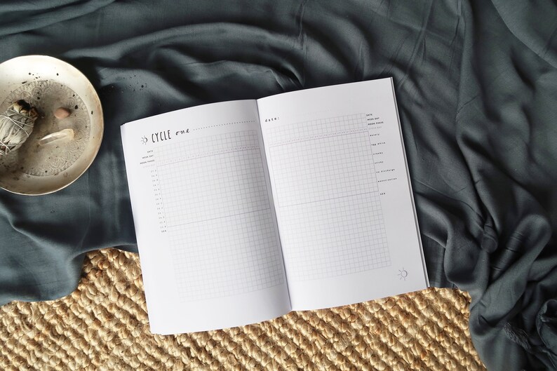 Be You Moon Cycle Journal Track Your Menstrual Cycle - Etsy UK