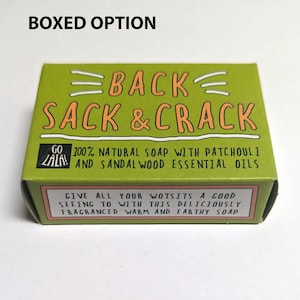 Back Sack & Crack Soap Funny Soap Christmas Gift for Him - Etsy Ireland