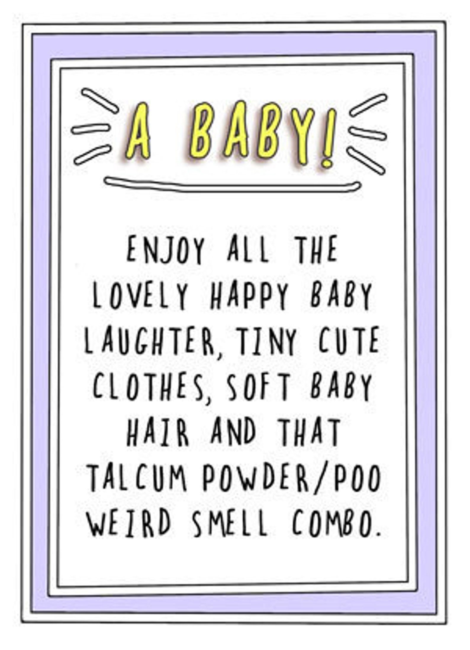New Baby Card Funny Baby Card Baby New Parents - Etsy