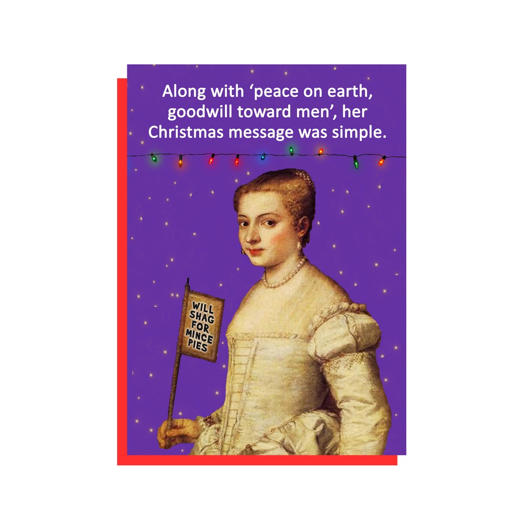 Shag Mince Pies| Festive Card Greetings Rude Funny | Christmas ...