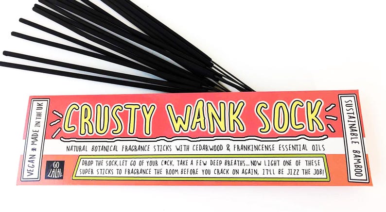 Crusty Wank Sock Fragrance Sticks: Funny Vegan Aromatherapy Gift - Etsy