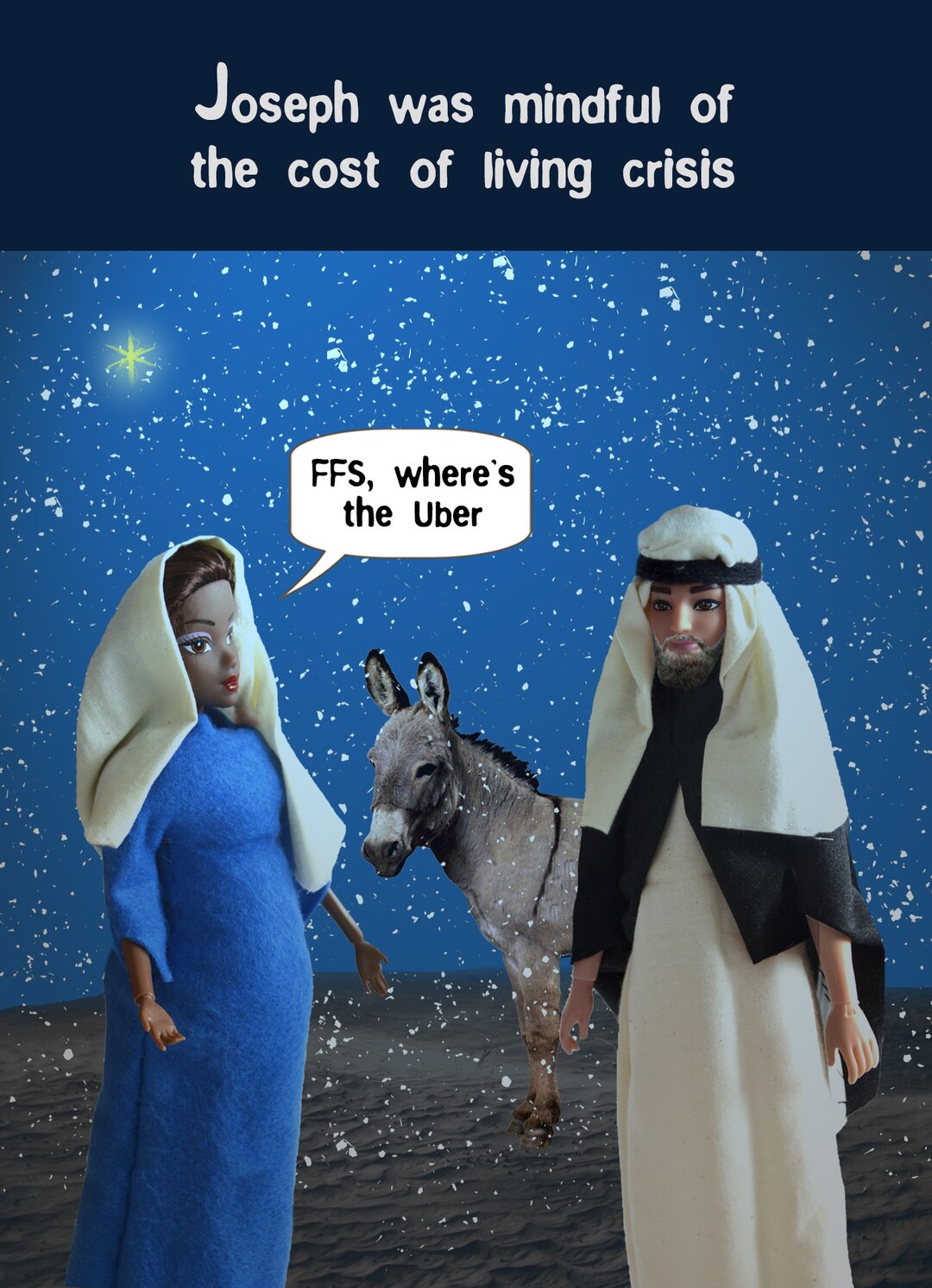 Uber Funny Christmas Card Festive Humour Greetings - Etsy