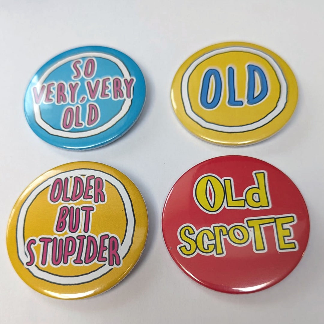 Pin Button Funny Badges Pin Badges Rude Badge One of 4 - Etsy UK
