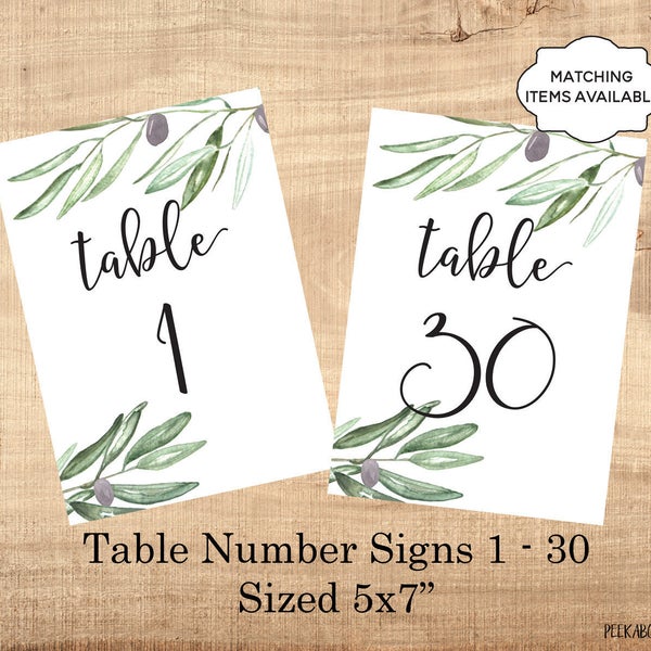 Boho Wedding Table Marker - Etsy