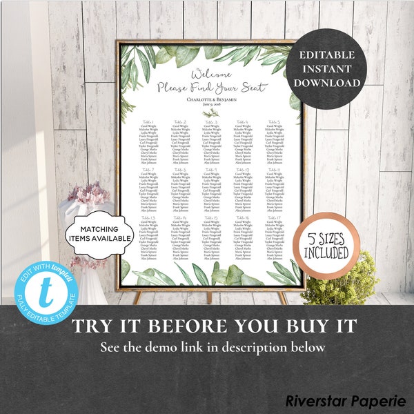 Seat Assignment Board for Wedding - Etsy