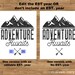 Adventure Awaits EDITABLE PRINTABLE Wall Art Retro Camping Watercolor ...