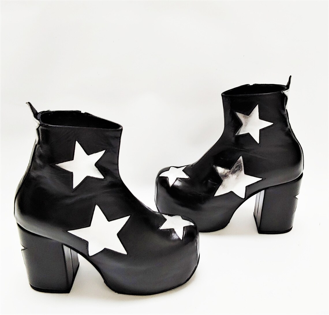 STARDUST Star Platform Glam Circus Boots Isabella Mars - Etsy