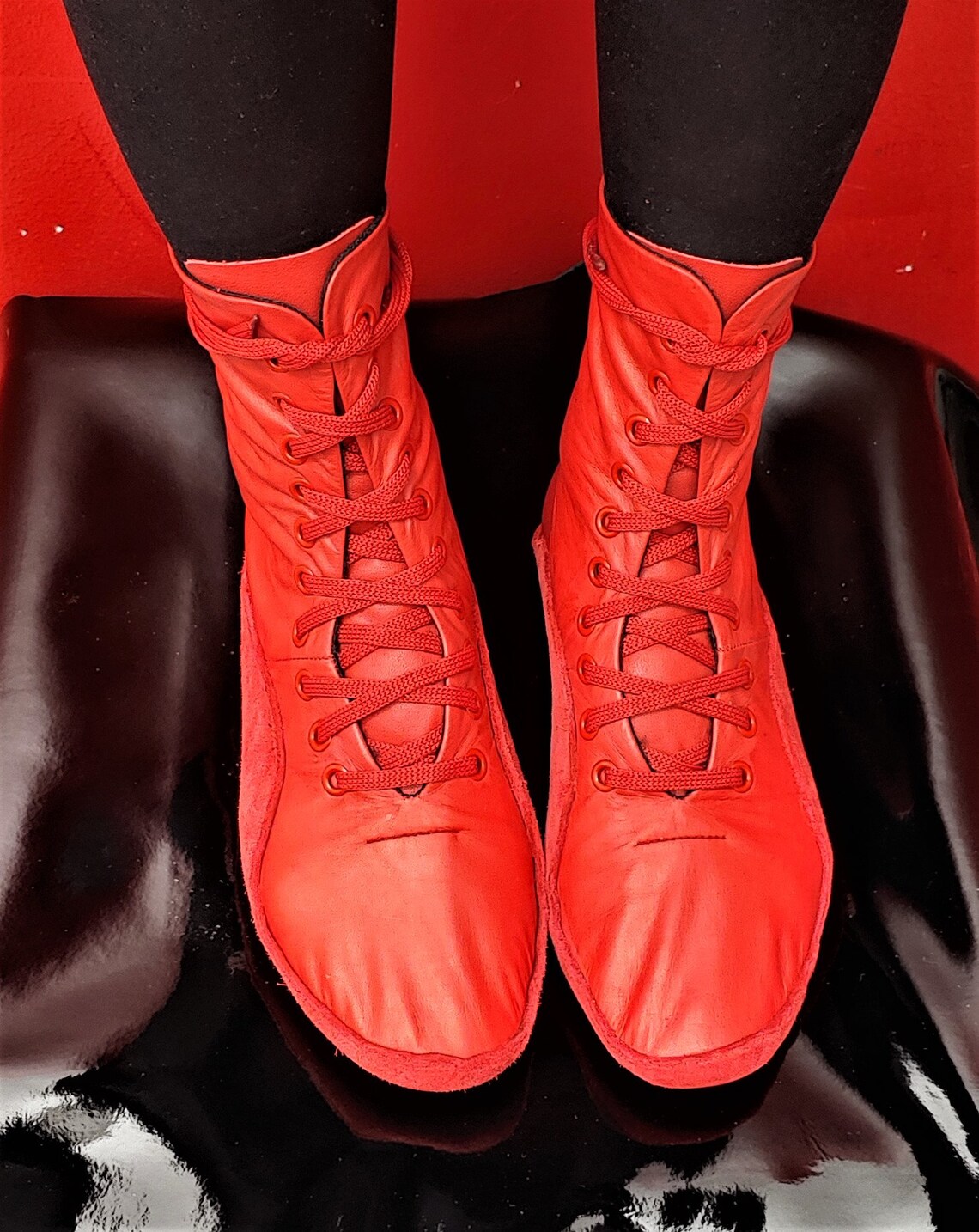 Isabella Mars RED Tightwire Shoes Tightrope Circus Corde Raide ...