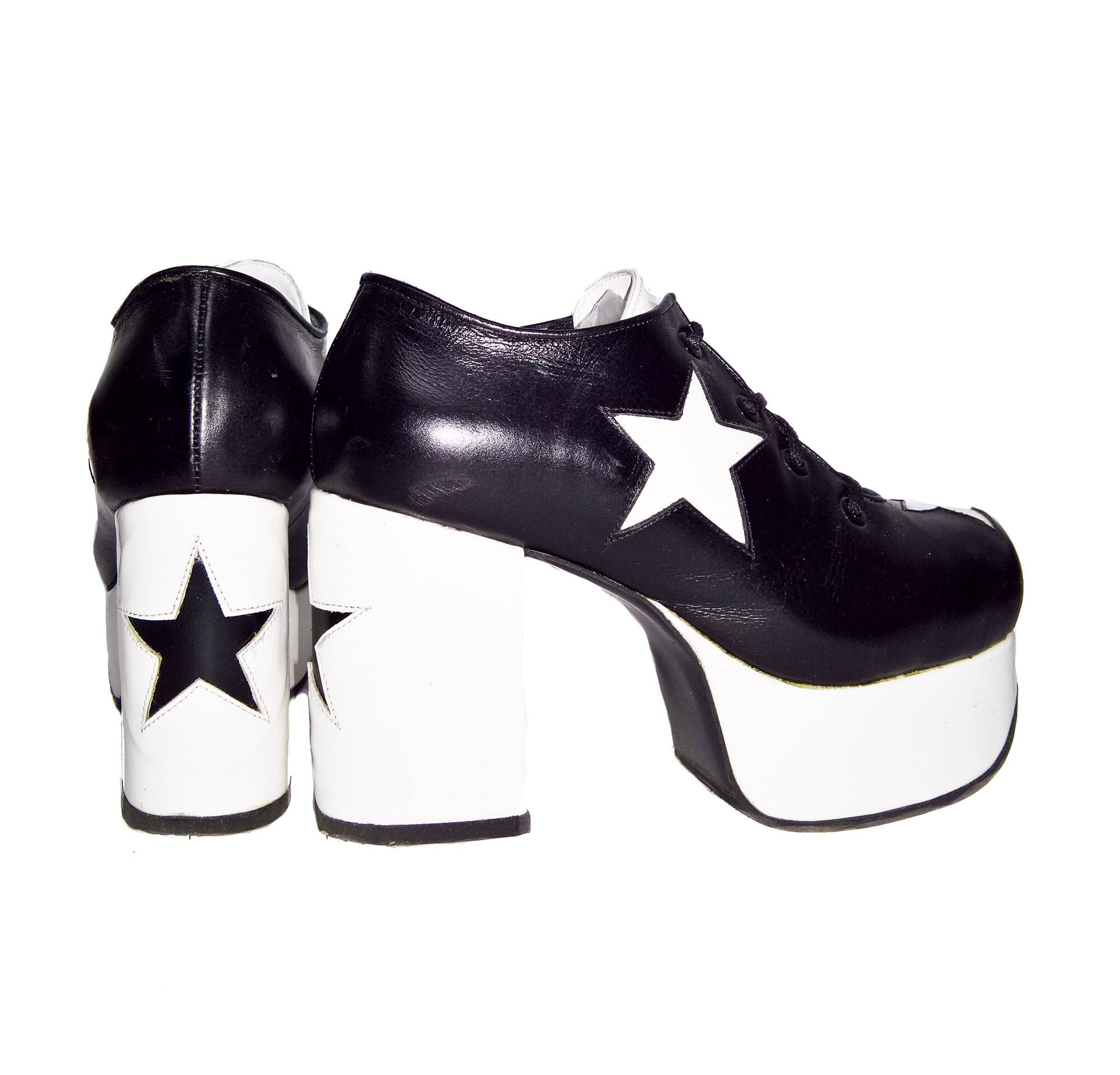 STARDUST Star Platform Glam Circus Lace up Shoes Isabella - Etsy UK