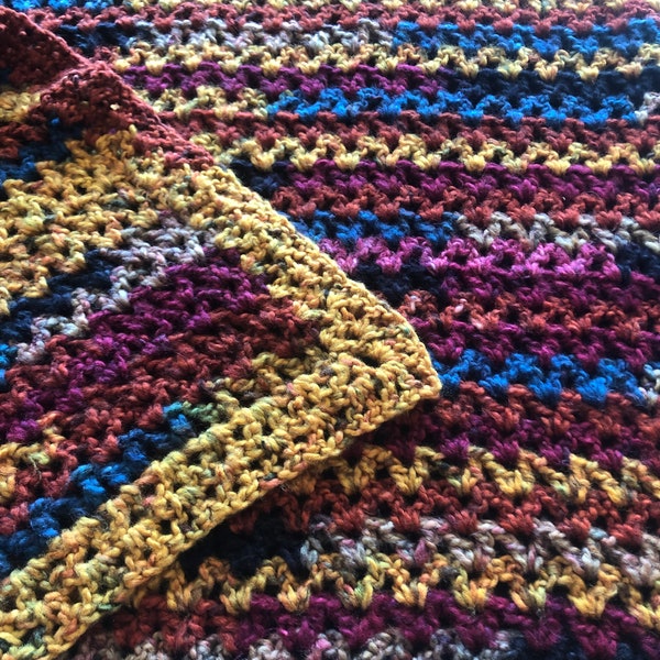 Multi Colored Throw - Etsy