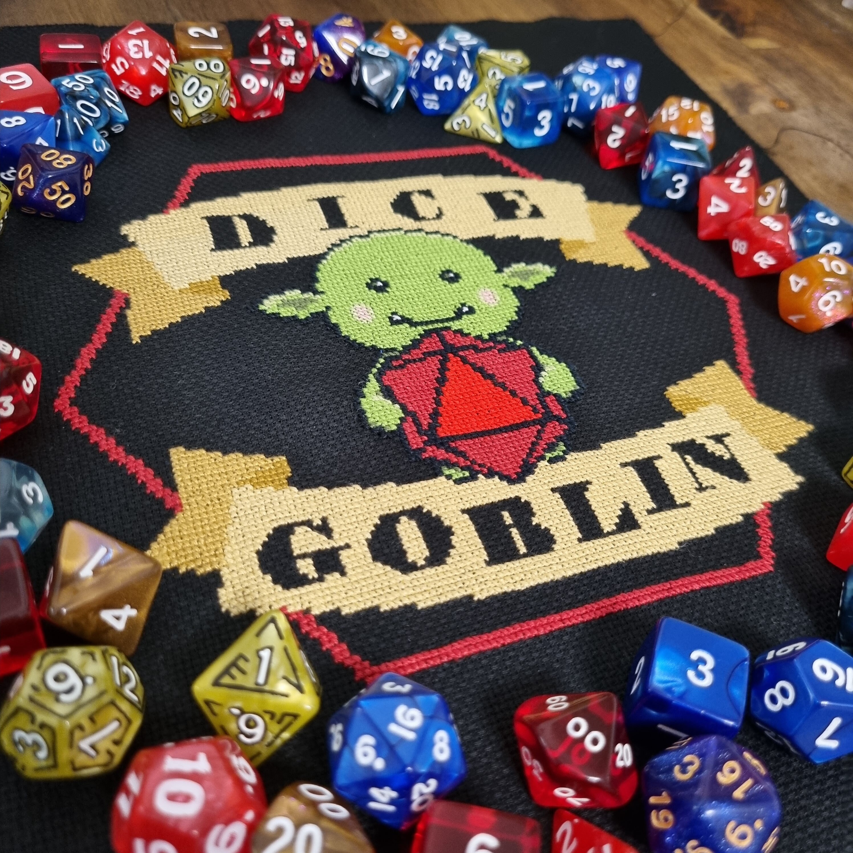 Dice Goblin - Nerdy Cross Stitch Pattern - Etsy