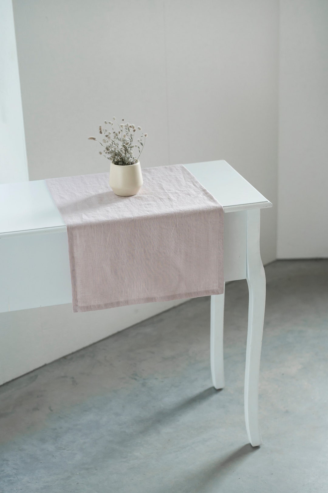 Long Natural Linen Table Runner / Linen Table Runner / Various Colors ...