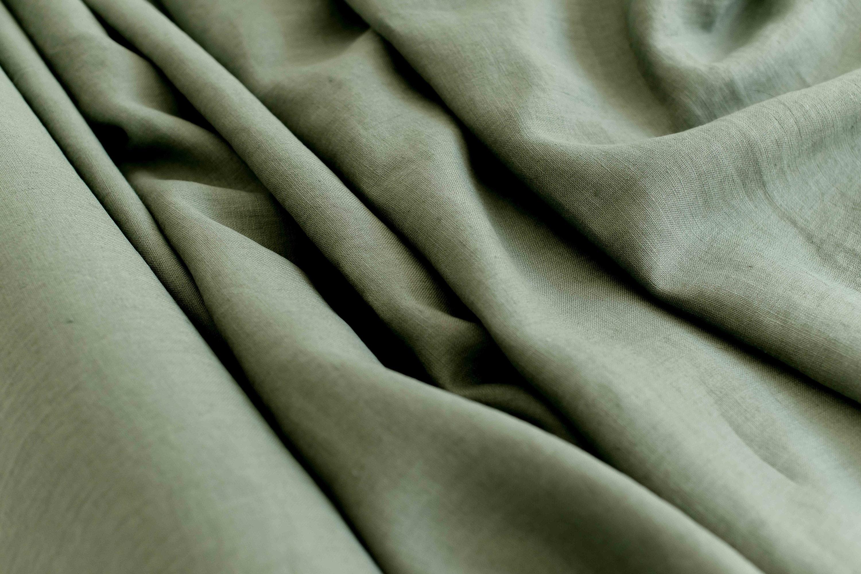 Softened linen fabric by yard / Linen fabric by meter / 100% | Etsy