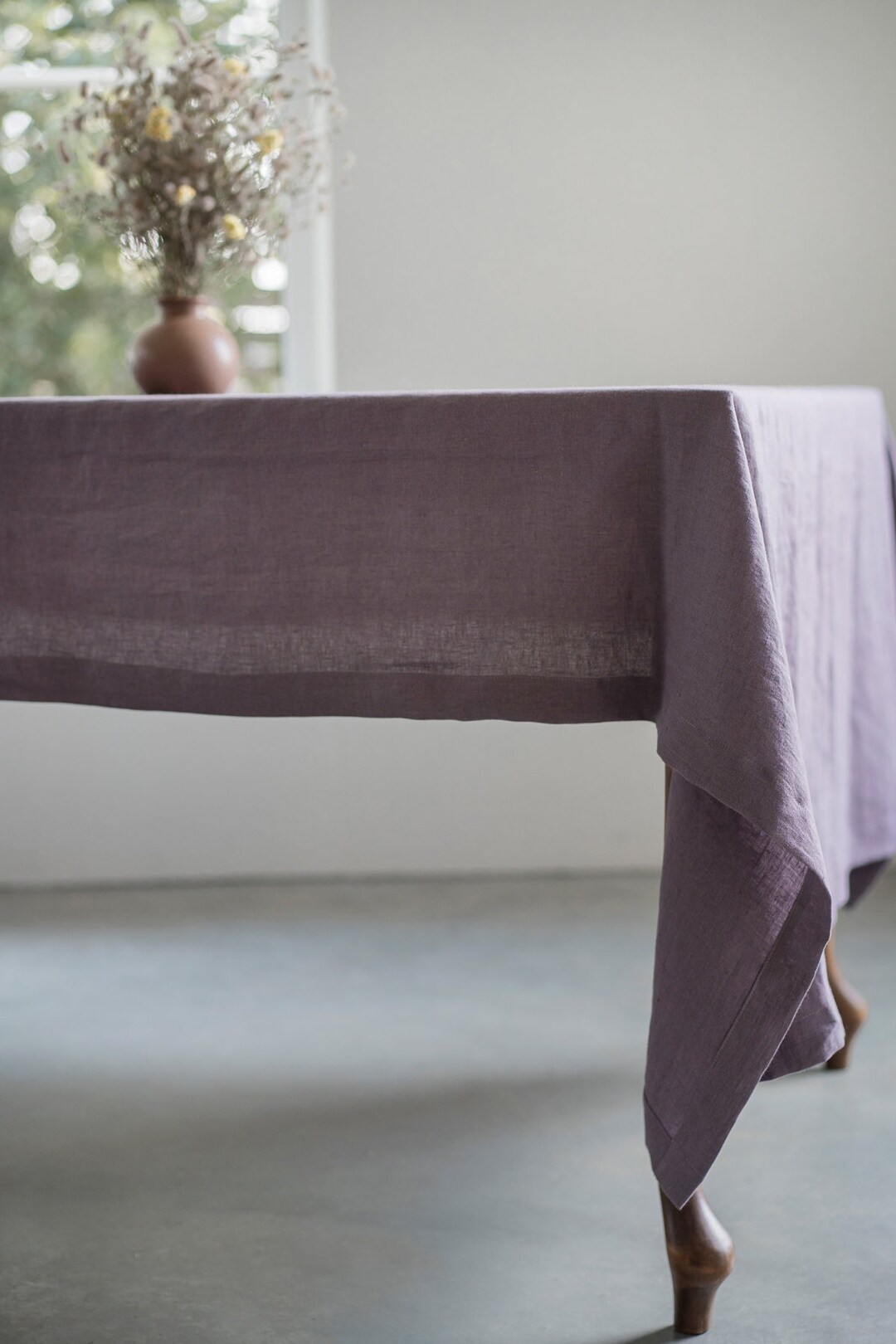 Linen Tablecloth in Various Colors / Handmade Linen Tablecloth / OEKO ...