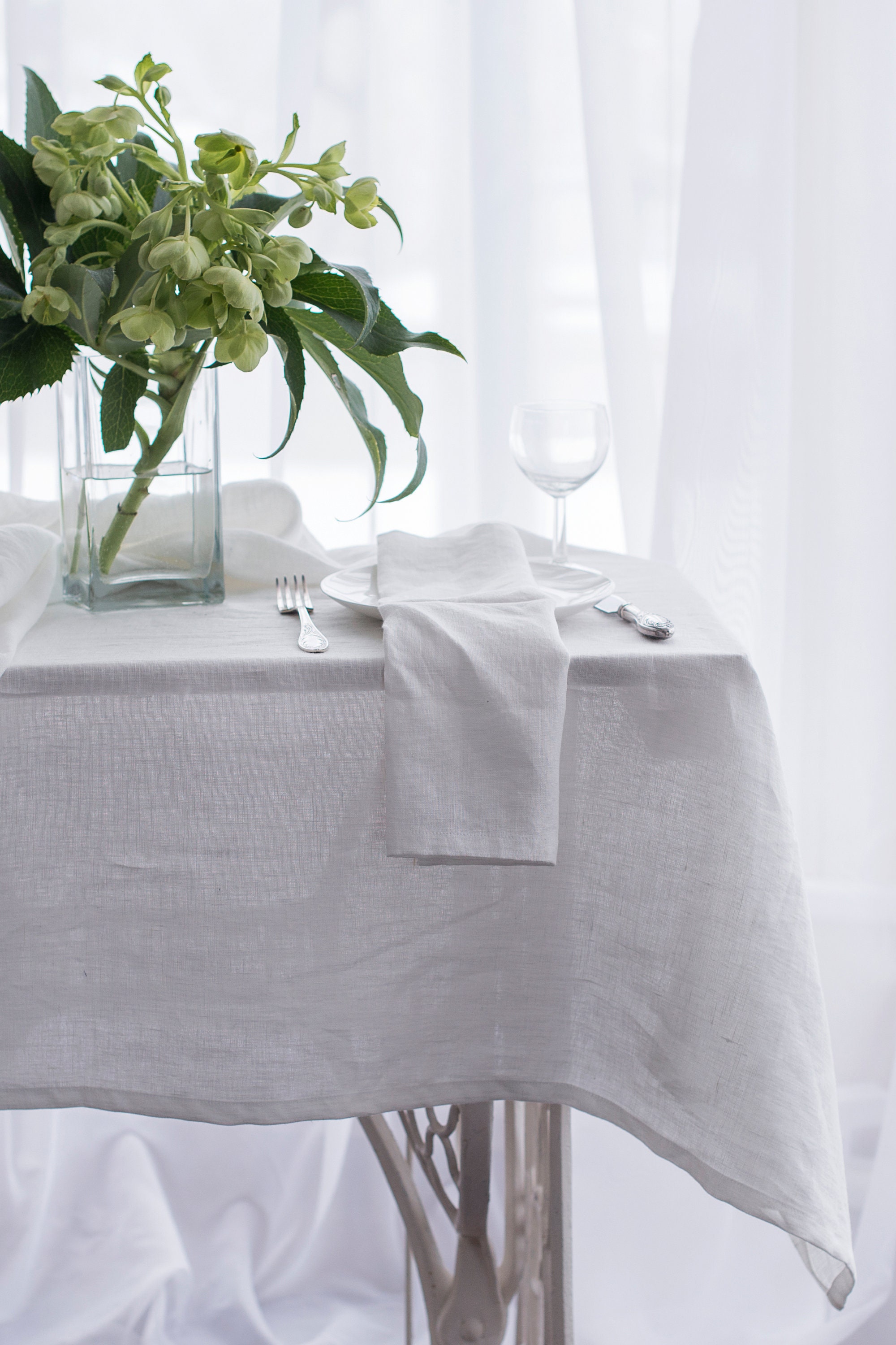 Custom Tablecloth From Linen / Christmas Tablecloth / Handmade | Etsy