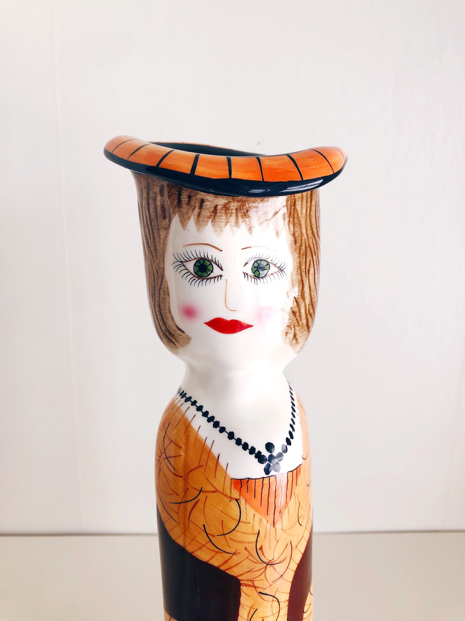 Susan Paley by Ganz Lady Vase Candleholder Vintage Collectible Art - Etsy