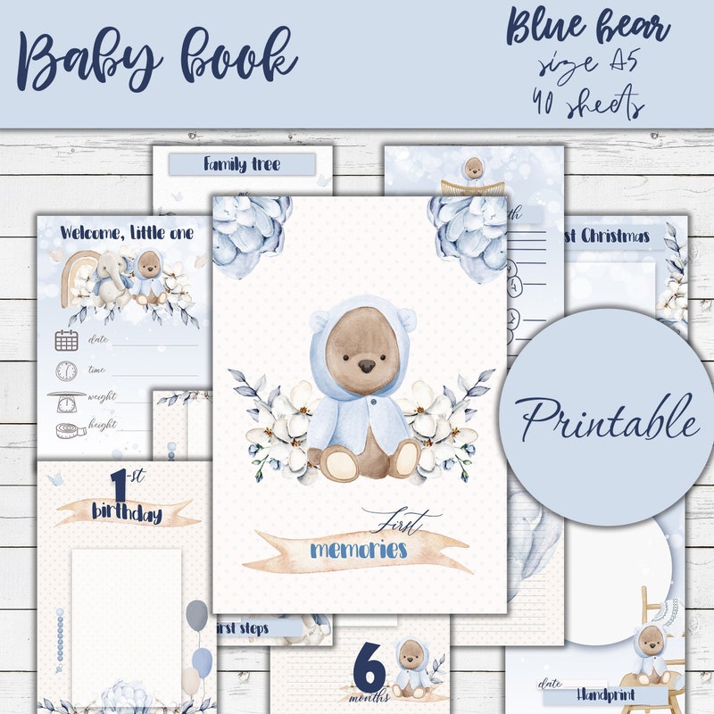 Baby Boy Book - Etsy