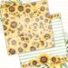 Sunflower Digital Paper Pack, Spring Pattern, Scrapbook Printable Paper ...