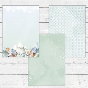 A4 Digital Paper Pack, Watercolor Airplane, Scrapbooking Paper, Baby ...