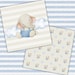 Blue Baby Boy Elephant Digital Paper Pack, Newborn Cute Beige Scrapbook ...