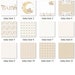 Boho Baby Teddy Bear Digital Scrapbooking Paper Pack, Boy Girl Album ...