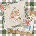Christmas Digital Paper, Woodland Christmas, Forest Animals, Winter ...