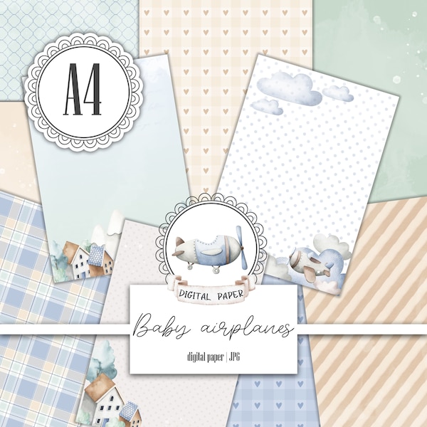 A4 Digital Paper - Etsy