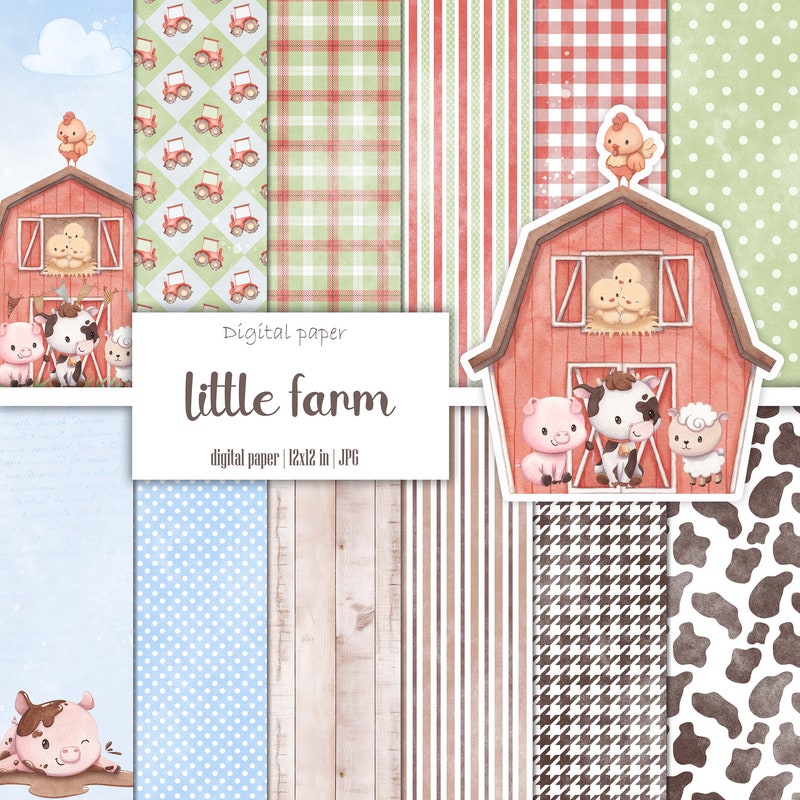 Farm Scrapbook Kit - Etsy