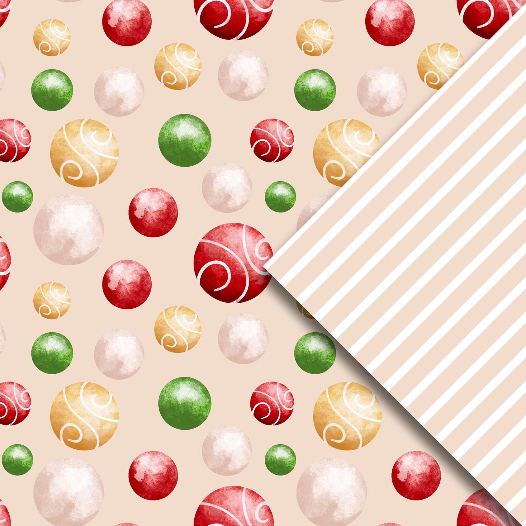 Christmas Digital Paper Pack, Gingerbread Man, Festive Scrapbooking ...