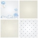 Blue Baby Boy Elephant Digital Paper Pack, Newborn Cute Beige Scrapbook ...