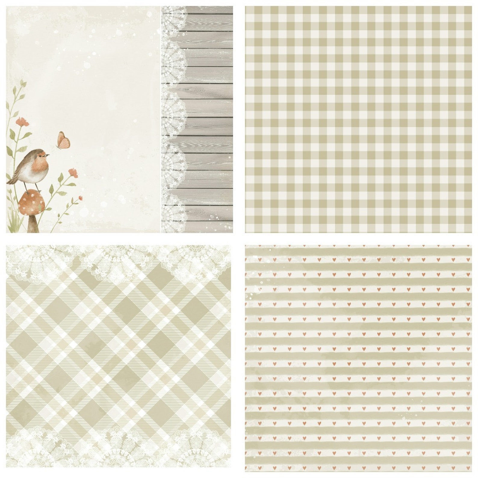 Woodland Digital Paper Nursery Background Printable Instant - Etsy