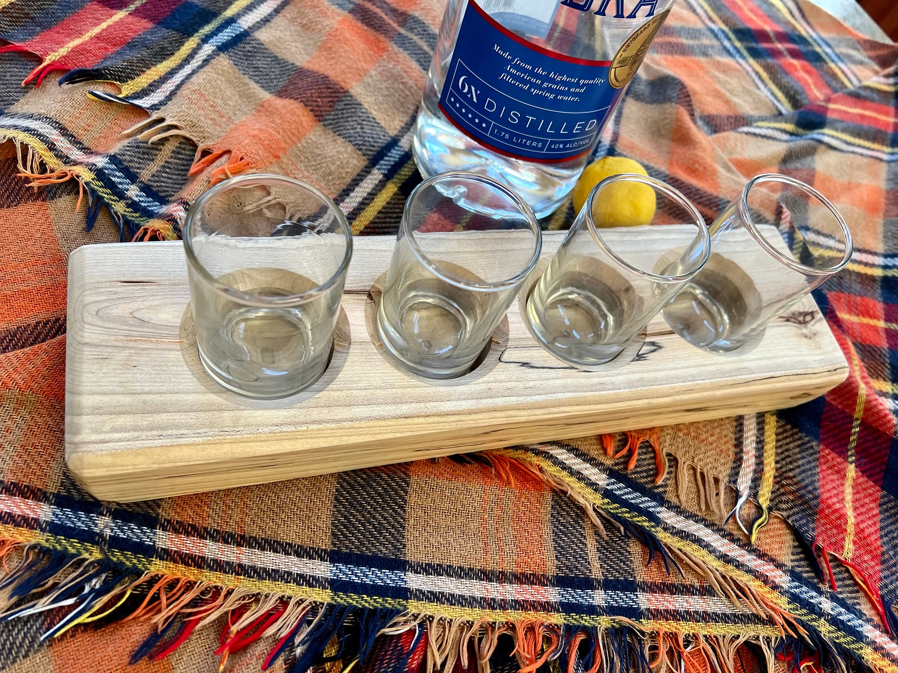 Spalted Maple Tasting Flight Tray - Etsy