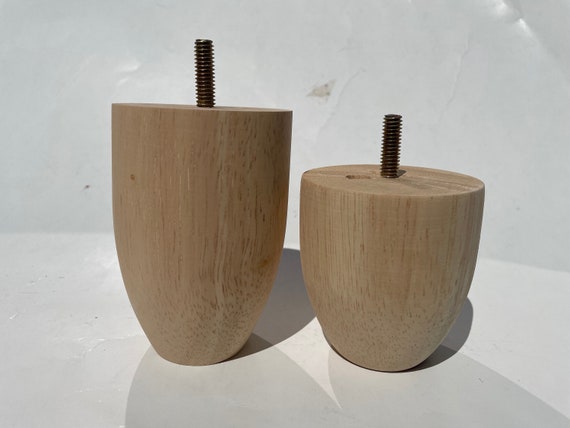 Set of 4 Cone Shaped Legs 3 & 4 Tall X 2-3/4 | Etsy