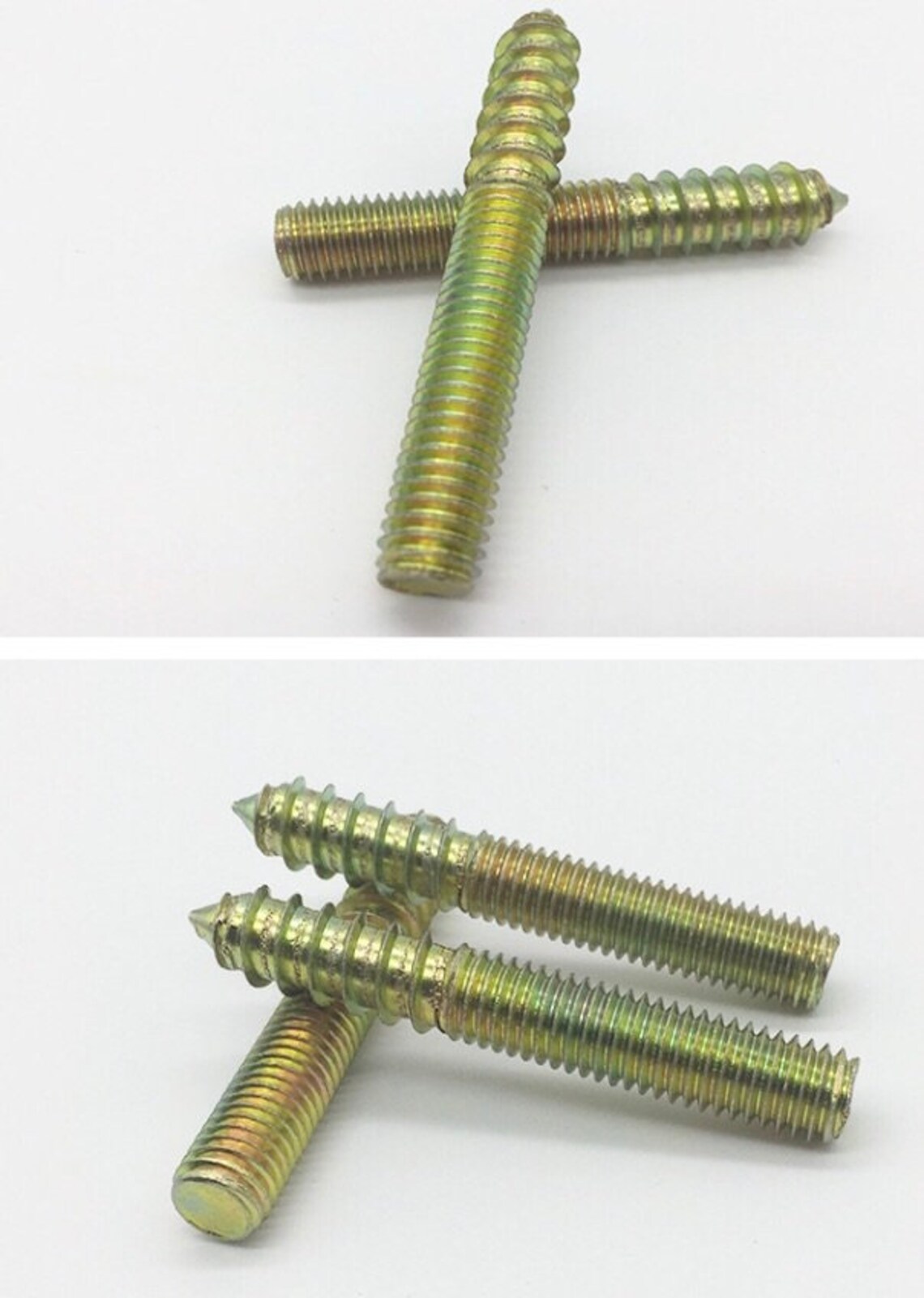 Assortment of Hanger Bolts 5/16, 3/8, M8, M10 a Set of 8 Bolts. - Etsy