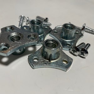 Leg Mounting Brackets - 2" X 2" X 1/4" or 1.25" 3-prongs (set of 4 ...