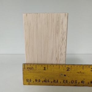 Set of 2 Legs Wood Block Leg Raisers 2" or 3" Tall With Countersunk ...
