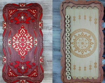 Backgammon Laser Cut | Etsy