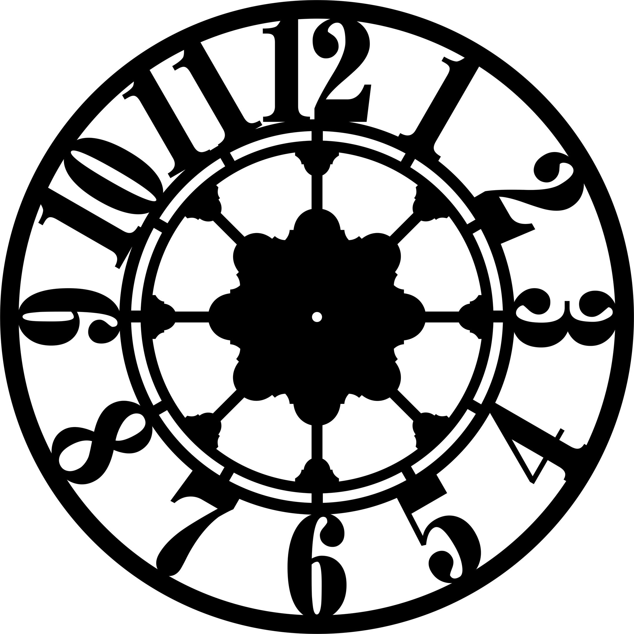 Clocks Dxf Cdr Ai Pdf Eps Svg File For Cnc Plasma Laser Cut Dxf File