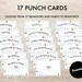 Punch Card Reward System Positive Parenting - Etsy