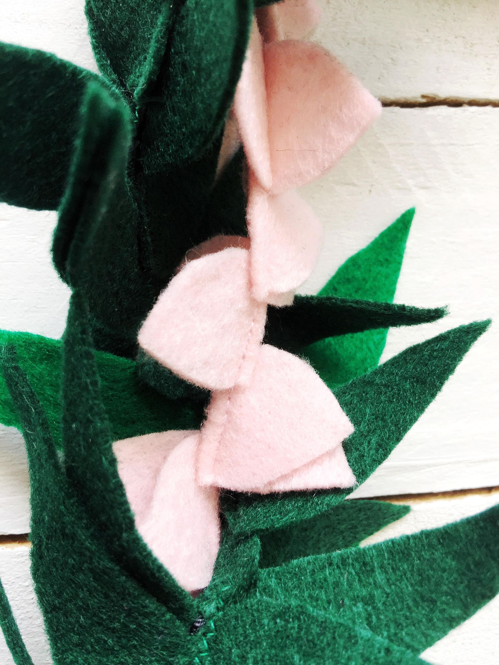 Pale Pink Felt Lei Flower Lei for Kids Lei for Women - Etsy