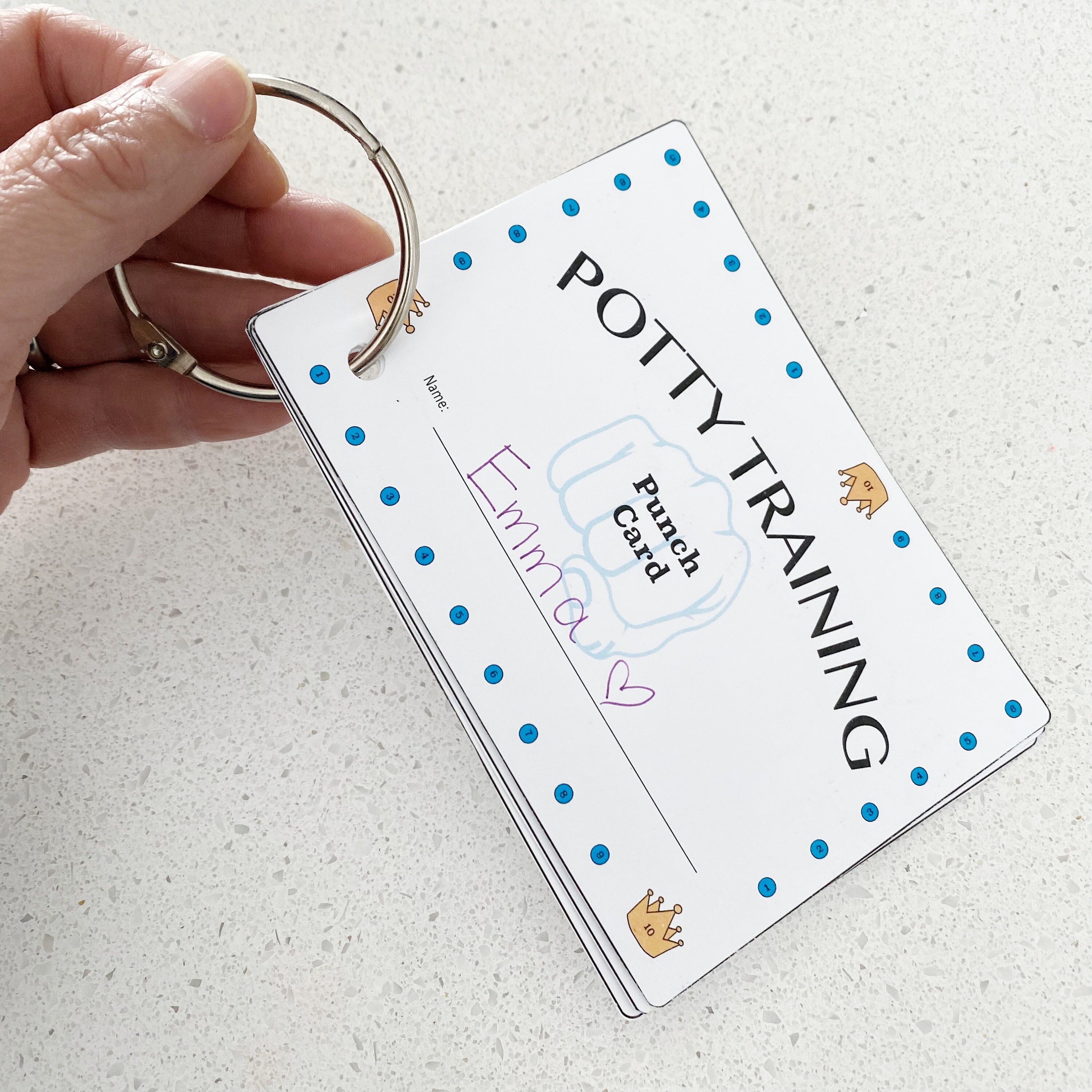 Punch Card Reward System Positive Parenting - Etsy