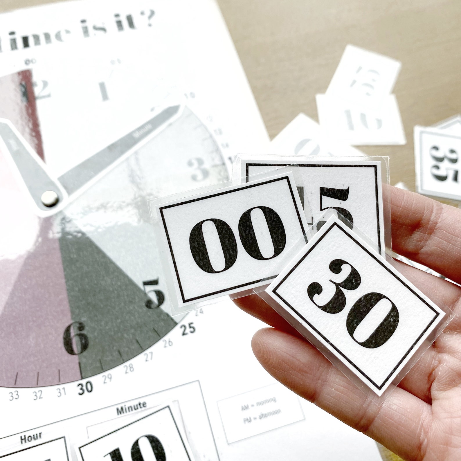 Telling Time What Time is It Printable Clock Digital - Etsy