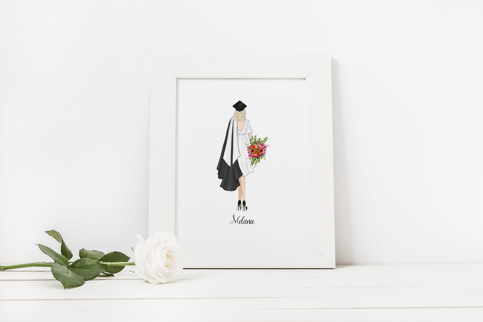 Personalized Graduation Gift Art Print pick From Hairstyles - Etsy