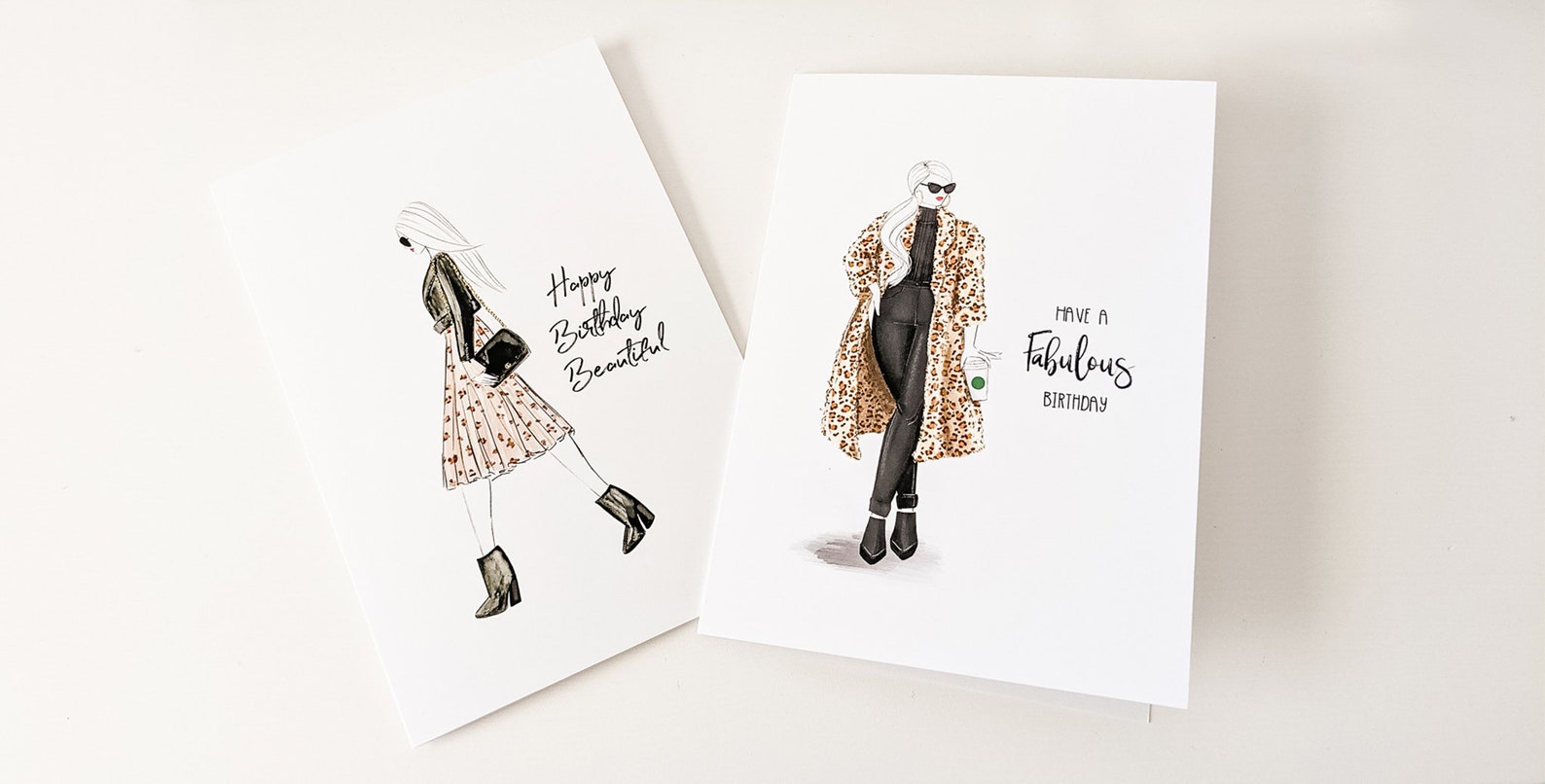 Fabulous Fashion Birthday Card Birthday Girl Card Fashion | Etsy