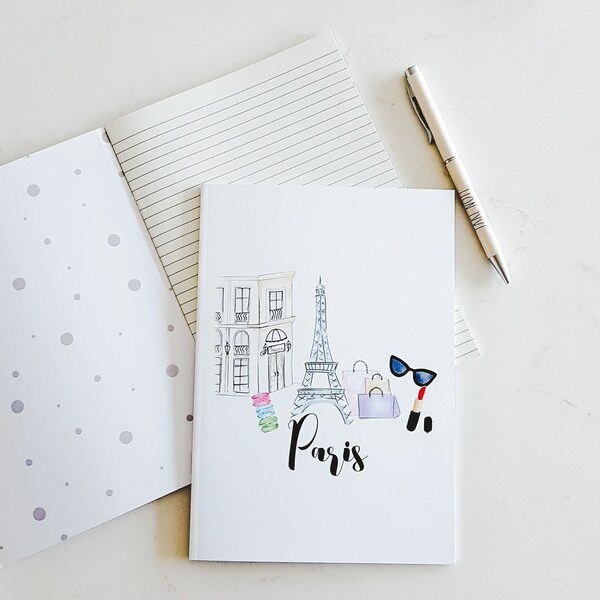 Paris Notebook - Etsy