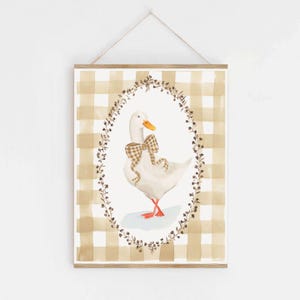 Silly Goose Art Print, Cottagecore Art Print, Sheep, Whimsical Art ...