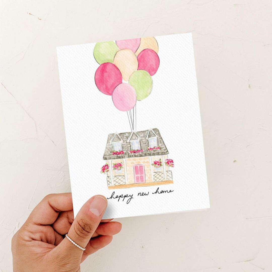 New Home Card, Welcome Home Greeting Card, Housewarming Card ...