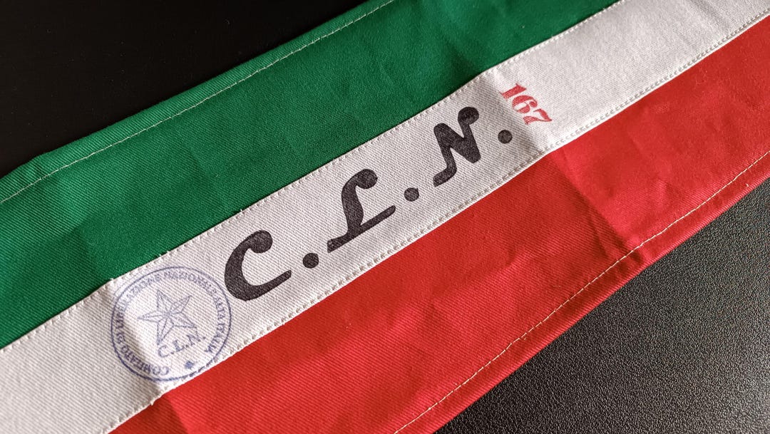 WW2 Italian Resistance Armband National Liberation Committee CLN Star ...