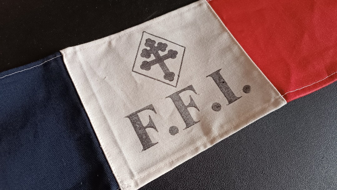 WW2 Handmade Free French FFI Resistance Maquis Armband Tricolour World ...